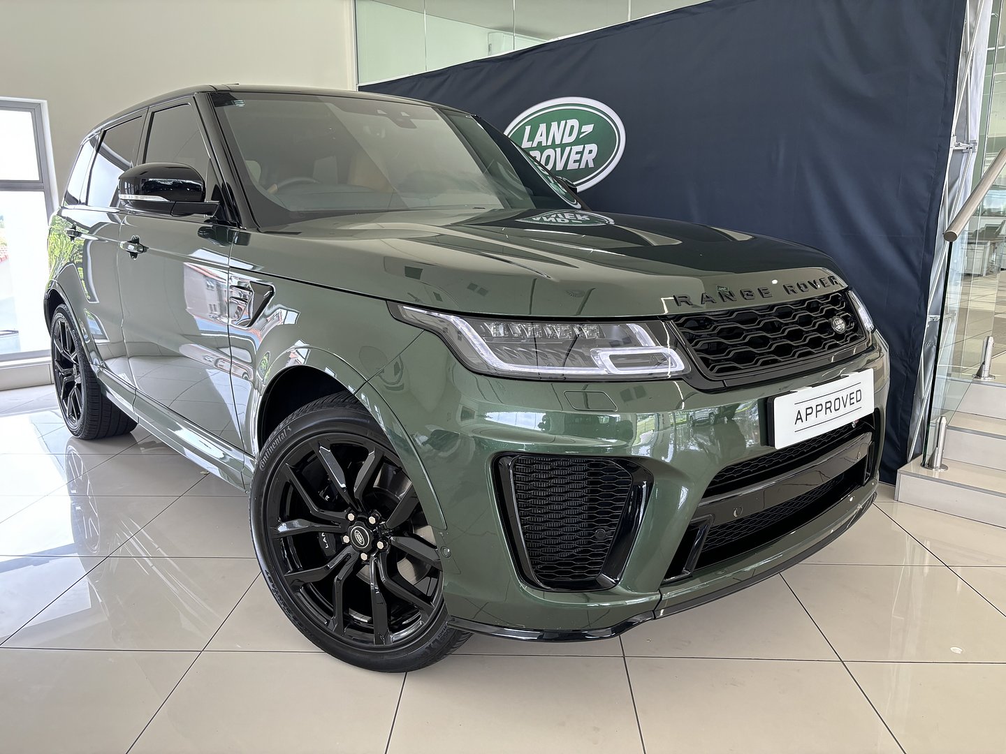 2022 Approved Land Rover Range Rover Sport British Racing Green AWD SVR
