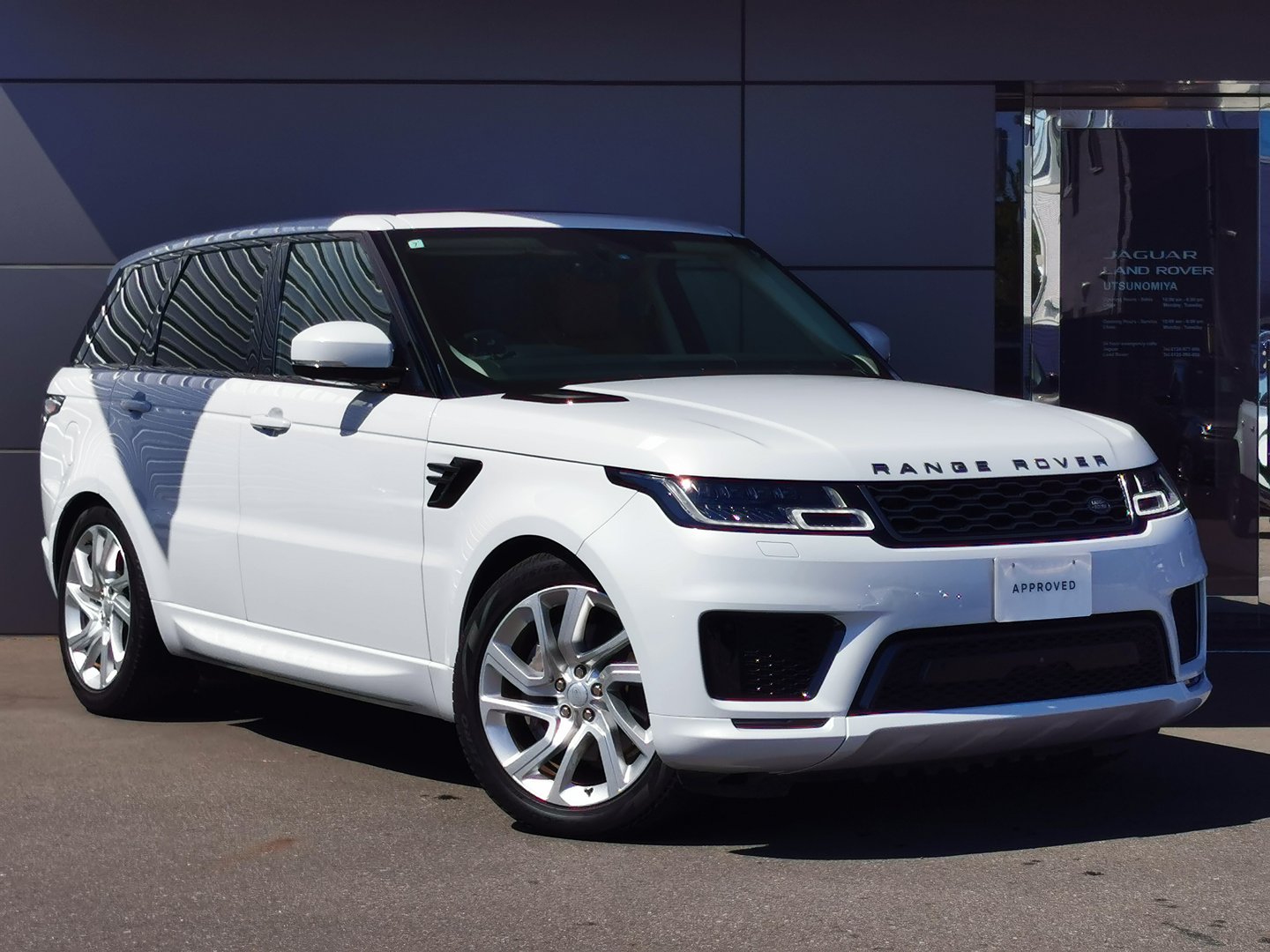 2021 認定中古車 Land Rover Range Rover Sport ユーロンホワイト INGENIUM 3.0L 6気筒ディーゼル ...